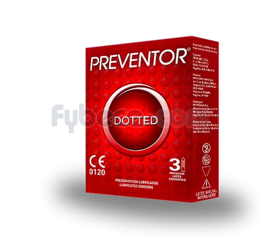 Preservativo Preventor Dotted C/3 | Fybeca