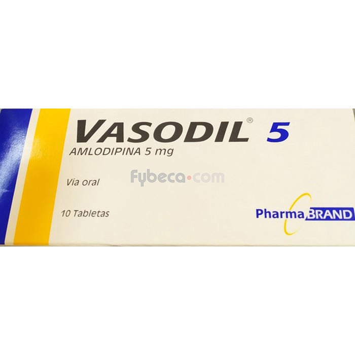 Vasodil 5 Mg Unidad | Fybeca