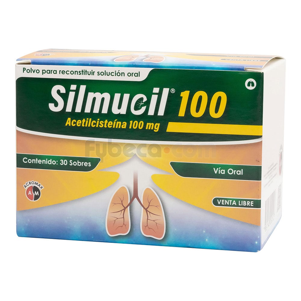 Silmucil 100 Mg Granulado Efervescente X 30 Sobres Suelta | Fybeca