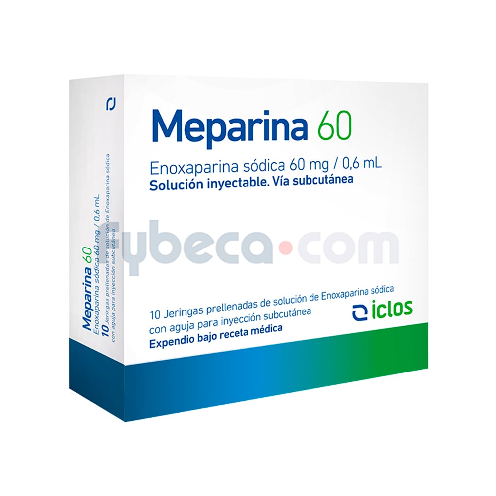 Meparina 60 Mg / 0.6 Ml Mg Unidad | Fybeca