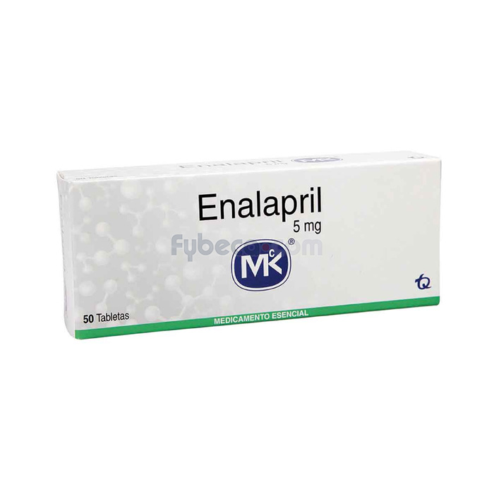 Enalapril (Mk) Tabs. 5 Mg. C/50 Suelta | Fybeca