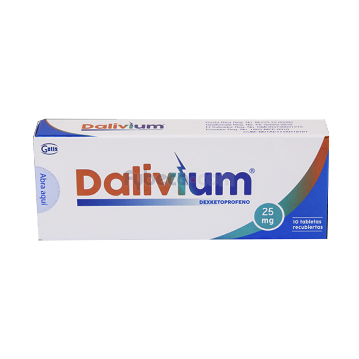 Dalivium Tabletas 25 Mg C/10 Suelta | Fybeca