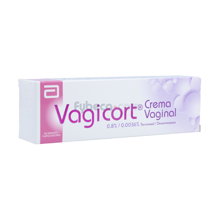 Vagicort Cremavaginal+3 Aplica 0.8%/0.0036%20G | Fybeca