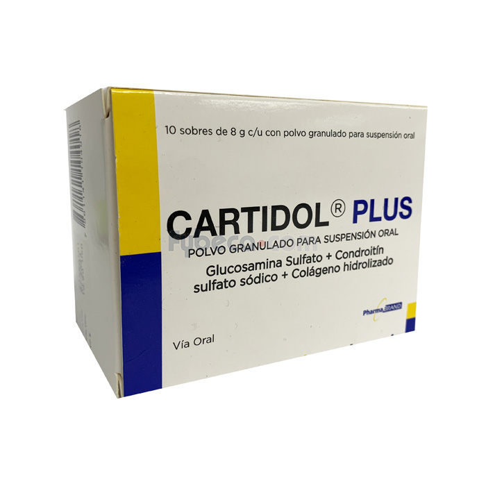 Cartidol Plus 1500 Mg Sobres Unidad | Fybeca