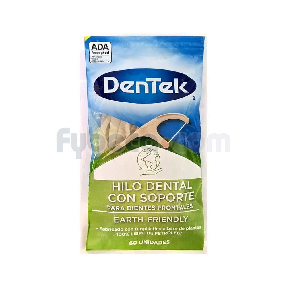 Hilo Dental Con Soporte Ef Dientes Frontales Earth Friendly | Fybeca