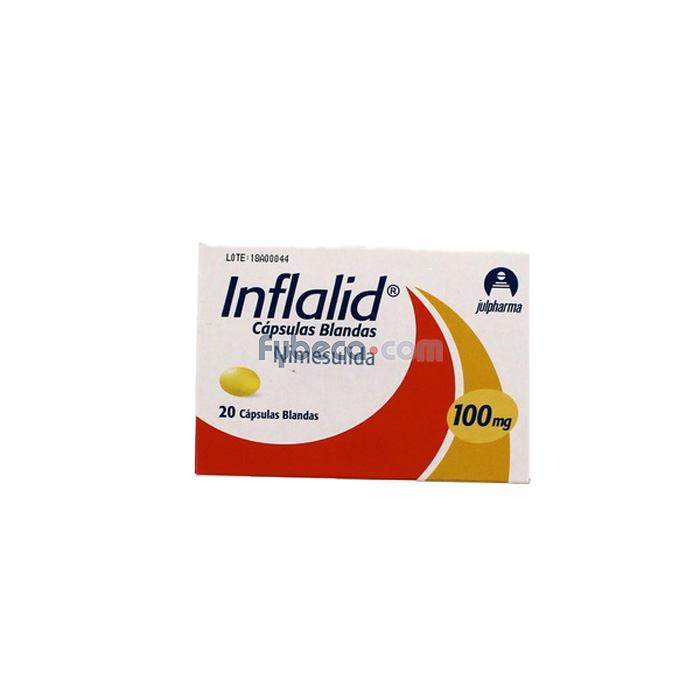 Inflalid Capsulas 100Mg X 20 Suelta | Fybeca