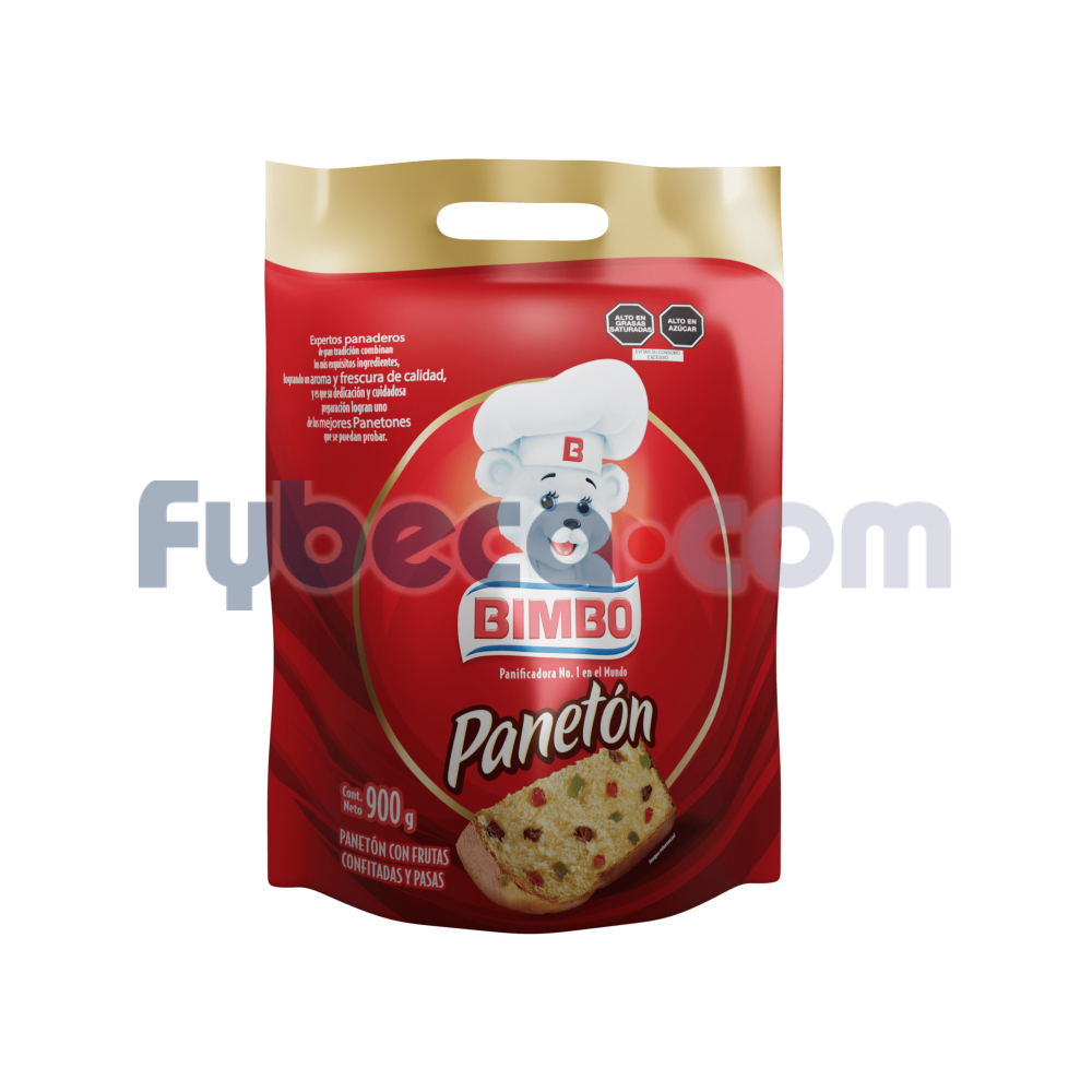 Panetón Con Frutas Confitadas Y Pasas 900 G Unidad | Fybeca