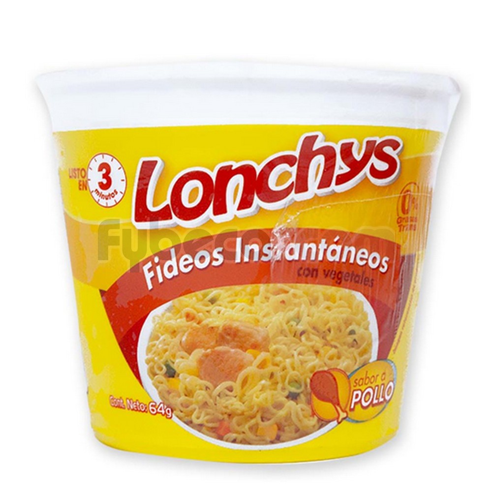 Fideo Y Pasta Lonchys Pollo 64 G | Fybeca