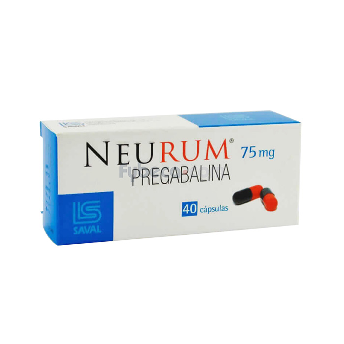 Neurum Caps. 75 Mg X 40 Suelta | Fybeca