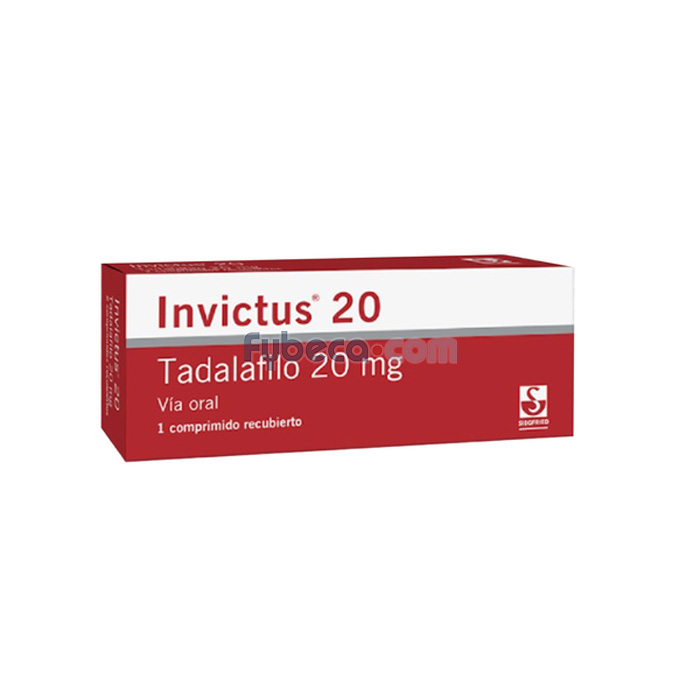 Invictus Comprimidos 20 Mg C/1 | Fybeca