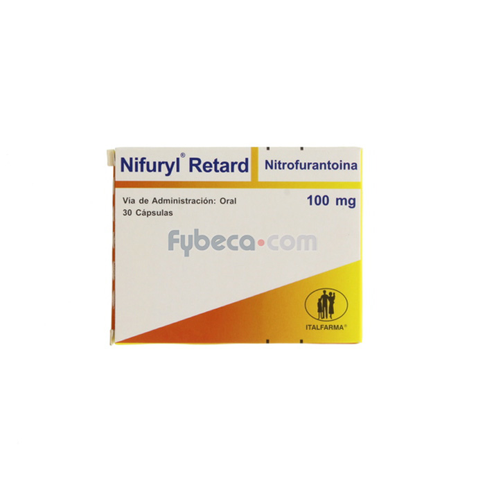 Nifuryl Retard Caps. 100 Mg C/30 Suelta | Fybeca
