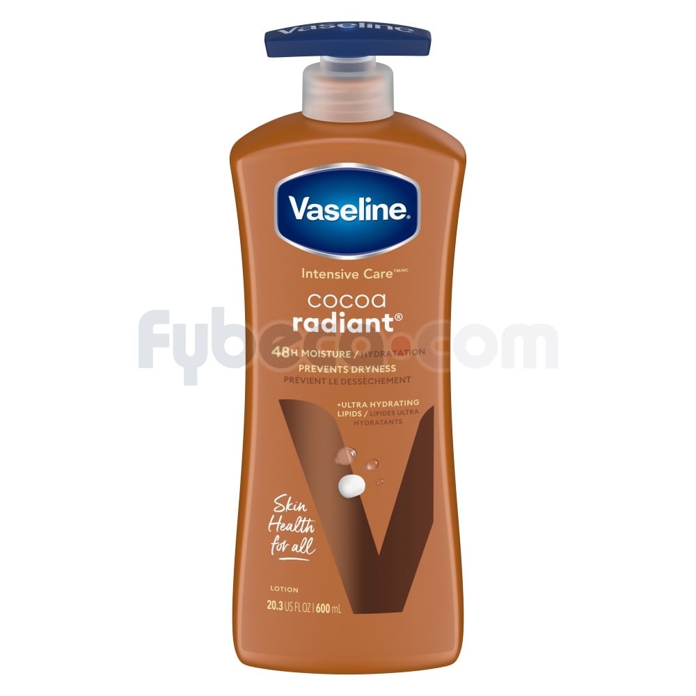 Vaseline Vicl Cocoa Radiant 600Ml | Fybeca
