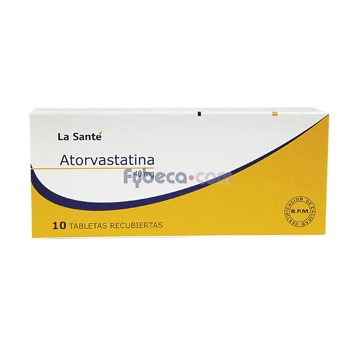 Atorvastatina (La Sante) Tabs. 40 Mg Duo Pack C/10 | Fybeca