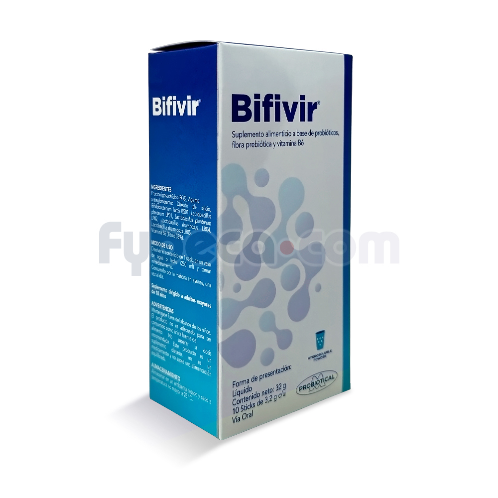 Bifivir Sobres C/10 S Unidad | Fybeca
