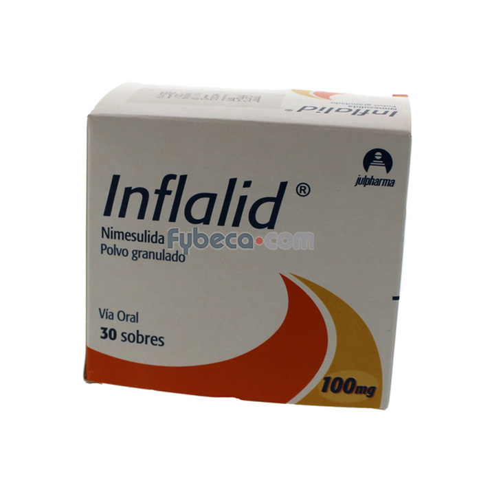 Inflalid Sobres Granulados 100 Mg C/30 Suelta | Fybeca