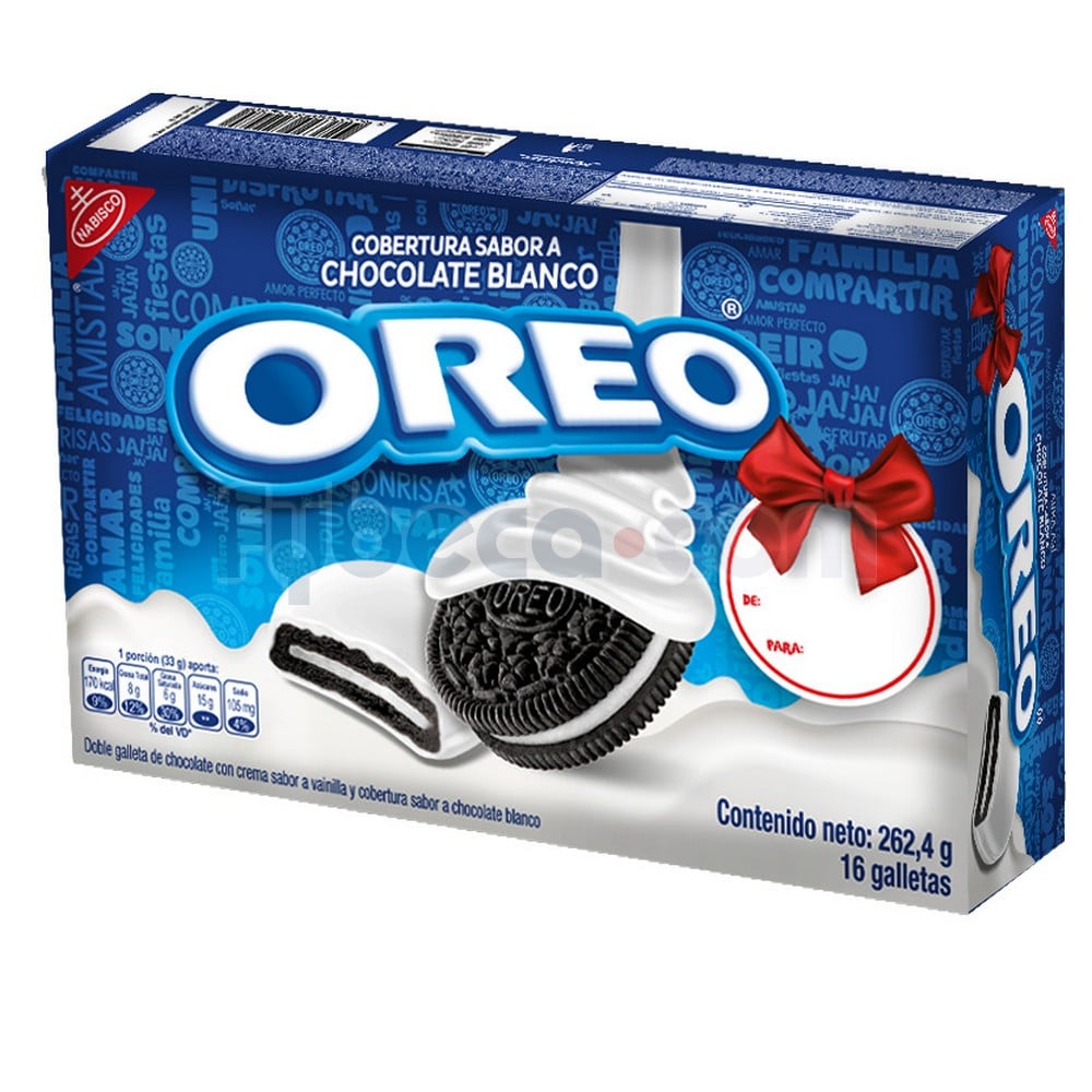 Galleta Oreo Chocolate Blanco 262,4 G | Fybeca