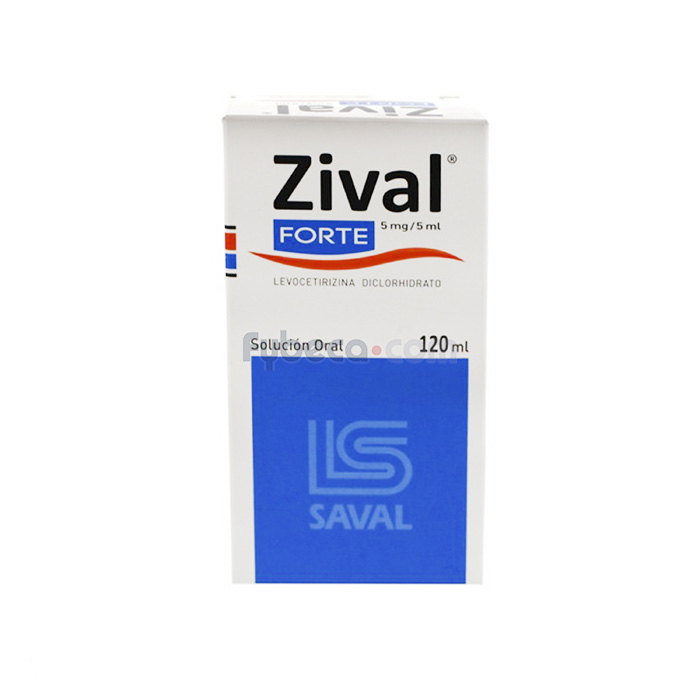 Zival Forte Jarabe 5Mg F/120Ml | Fybeca