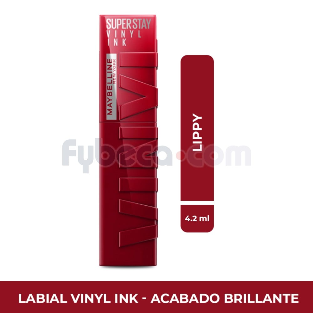 Labial Líquido Maybelline Ny Vinyl Ink Lippy 10 | Fybeca