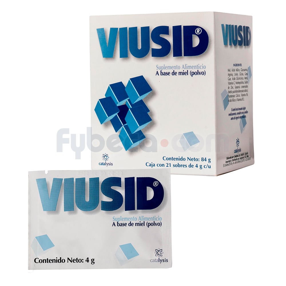 Viusid Suplemento Sobres 4 Gr C/21 Suelta | Fybeca