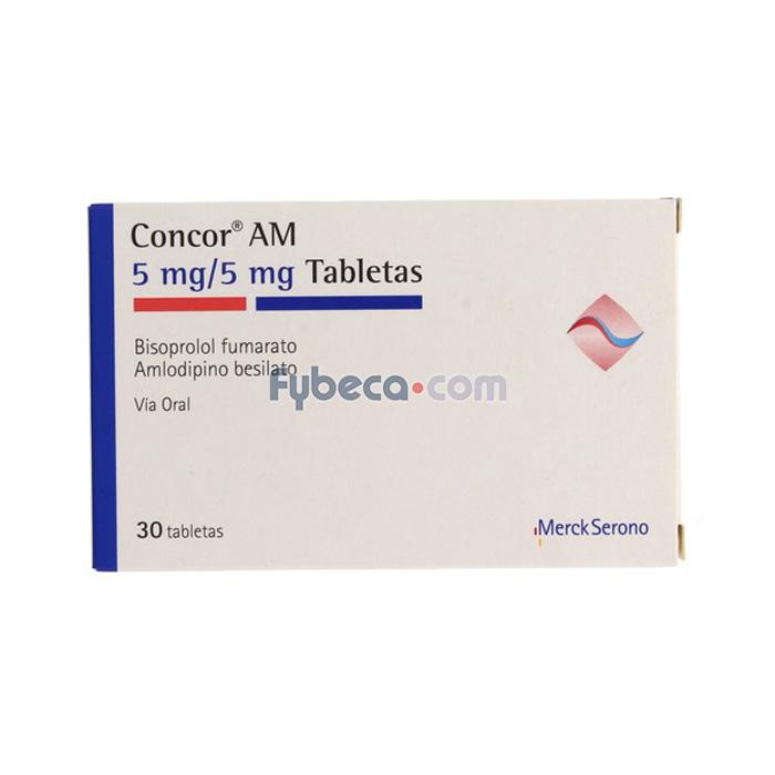 Concor Am Tabs. 5/5 Mg C/30 Suelta | Fybeca