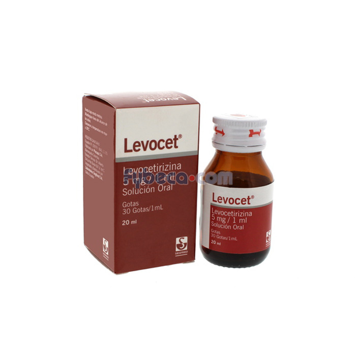 Levocet Gotas 5 Mg. F/20 Ml. | Fybeca
