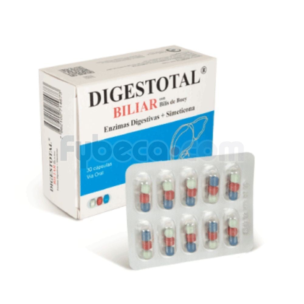 Digestotal Biliar Capsulas X30 Suelta | Fybeca