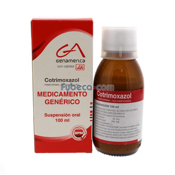 Cotrimoxazol 100 Ml Jarabe | Fybeca