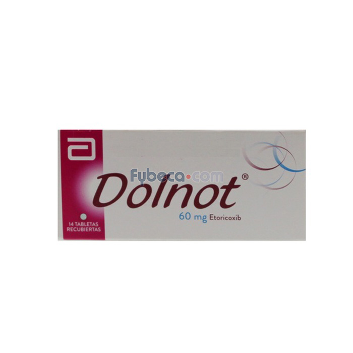 Dolnot Tabletas Recubiertas 60 Mg C/14 Suelta | Fybeca
