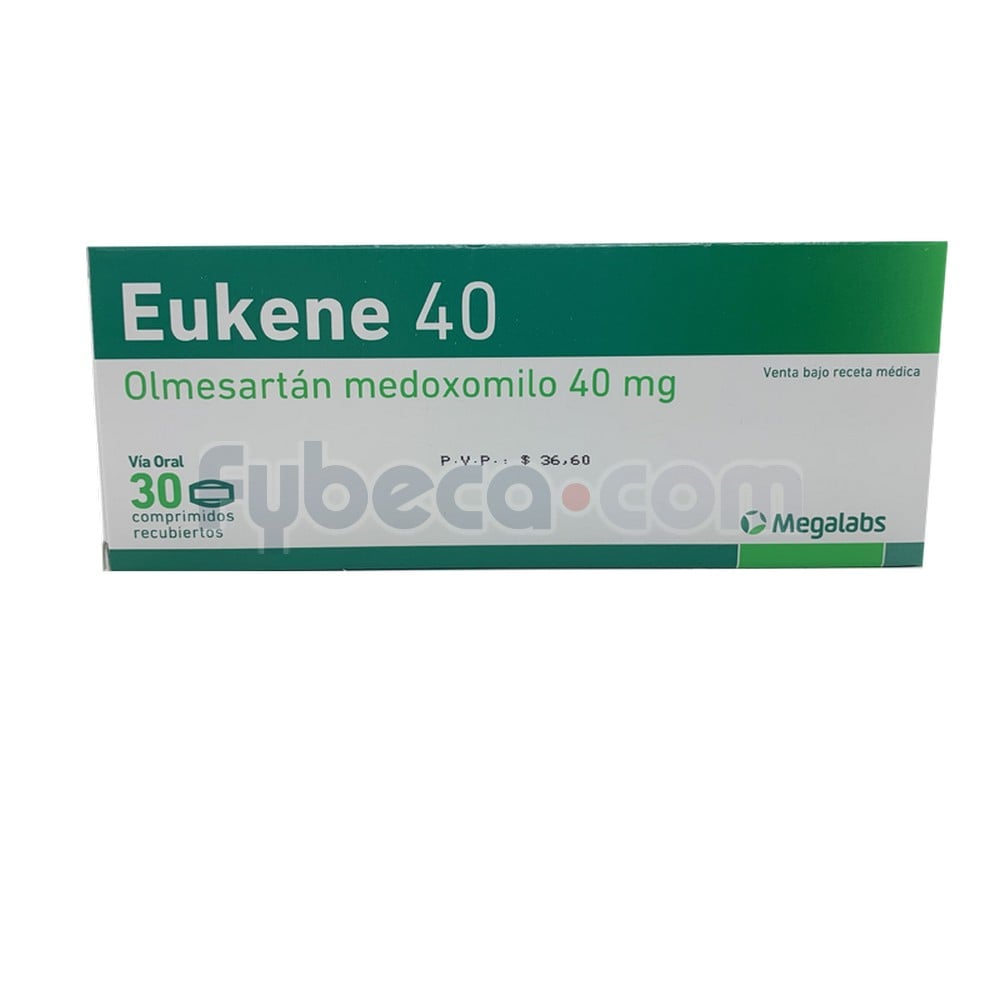 Eukene Comprimidos 40Mg C/30 Suelta | Fybeca