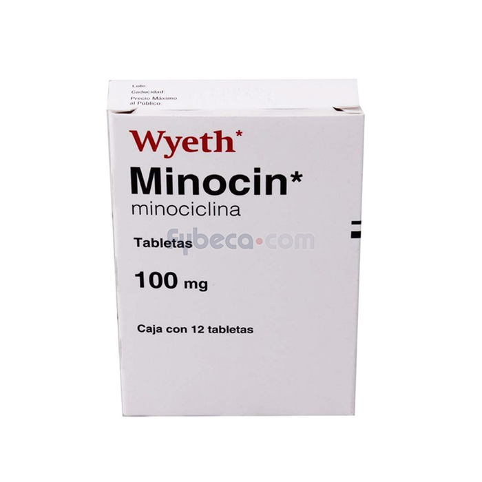 Minocin Caps. 100 Mg. C/12 Suelta | Fybeca
