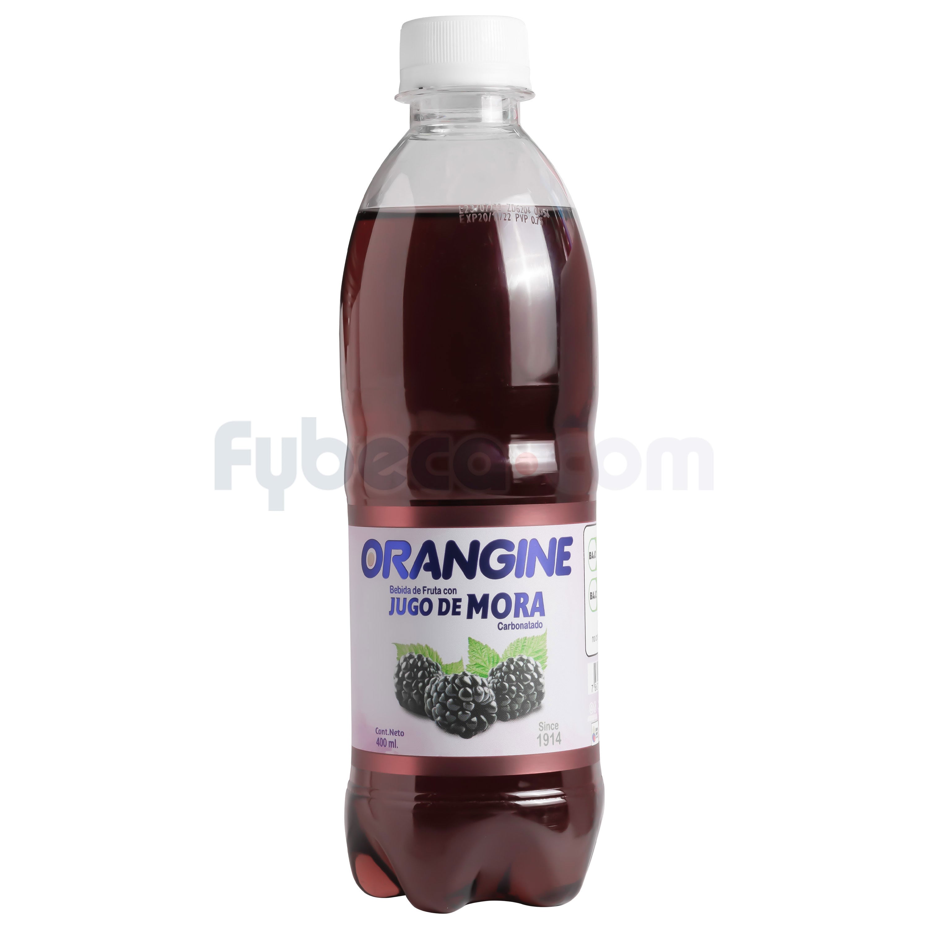 Jugo De Fruta Mora Carbonatado 400 Ml Botella | Fybeca