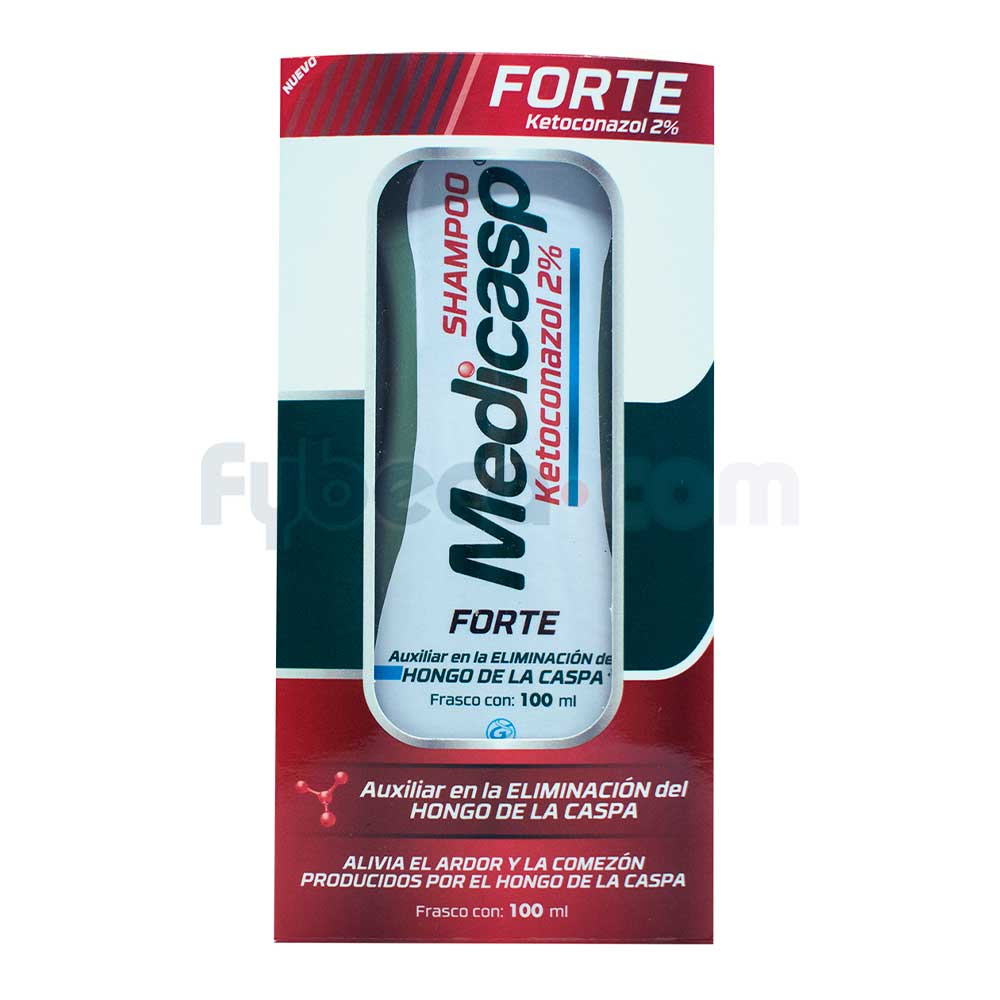 Medicasp Forte Shampoo Con Ketoconazol 2% 100Ml | Fybeca