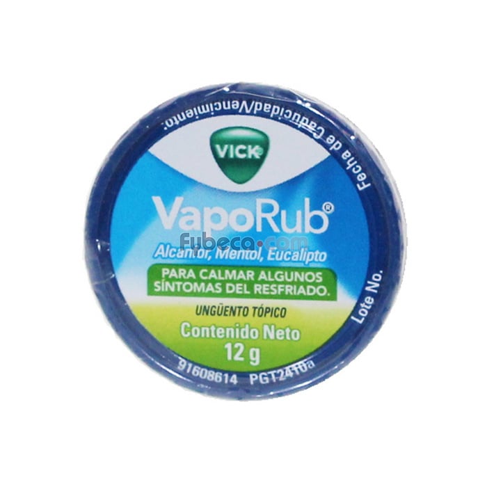 Vick Vaporub Mentol Unguento 12G | Fybeca
