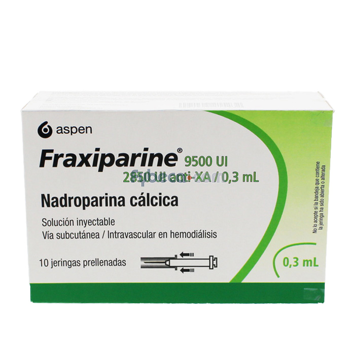 Fraxiparine Jeringa 0,3Ml C/10 Suelta | Fybeca