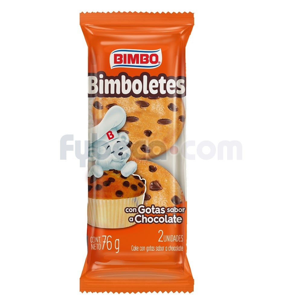 Cake Bimbo Bimboletes Gotas De Chocolate 76G | Fybeca
