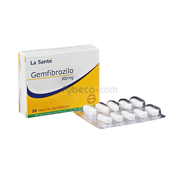 Gemfibrozilo La Santé 600 Mg Unidad | Fybeca