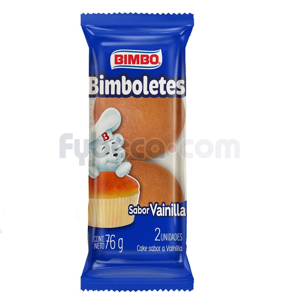 Cake Bimbo Bimboletes Vainilla 76G | Fybeca