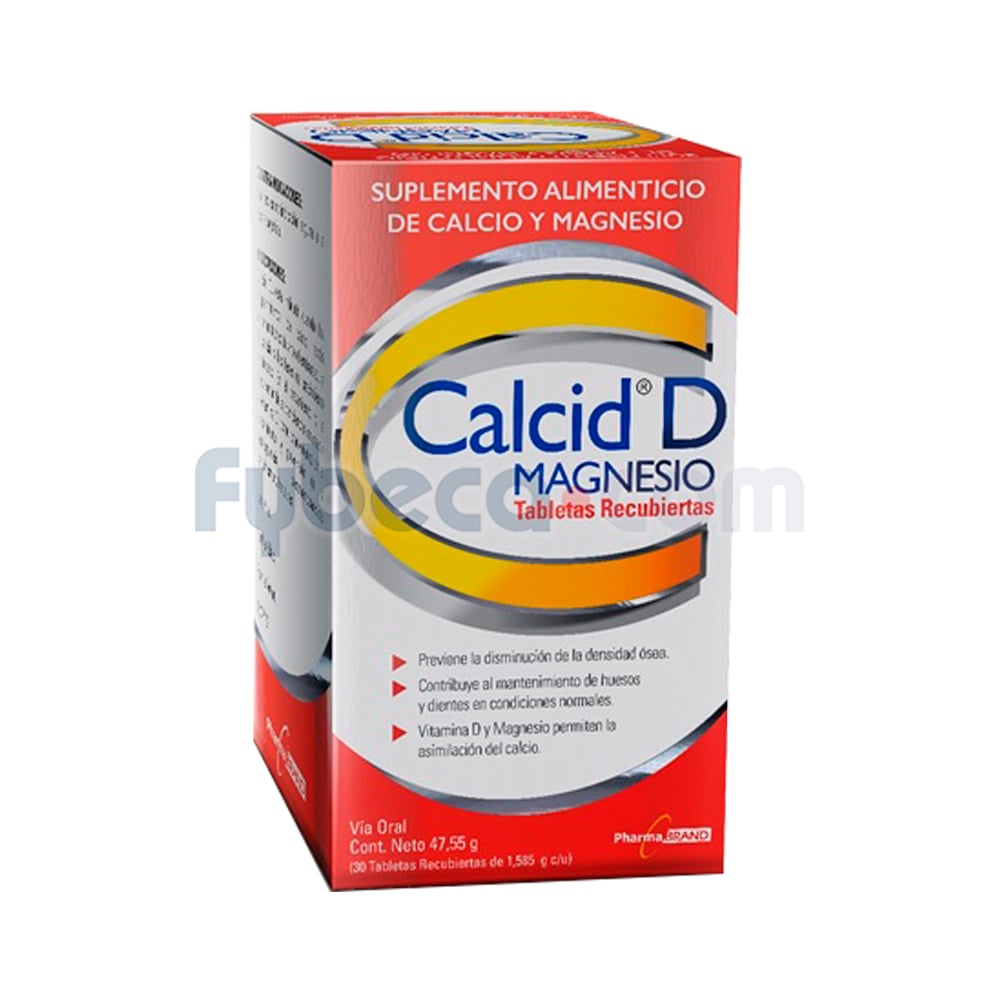 Calcid D Magnesio por Unidad | Fybeca