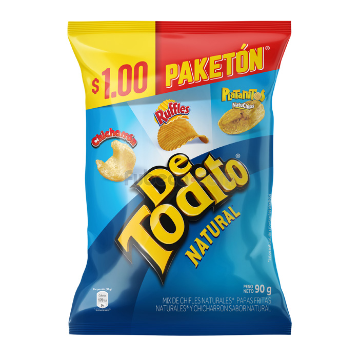 Snack De Todito Natural Paketón 90 G Unidad | Fybeca