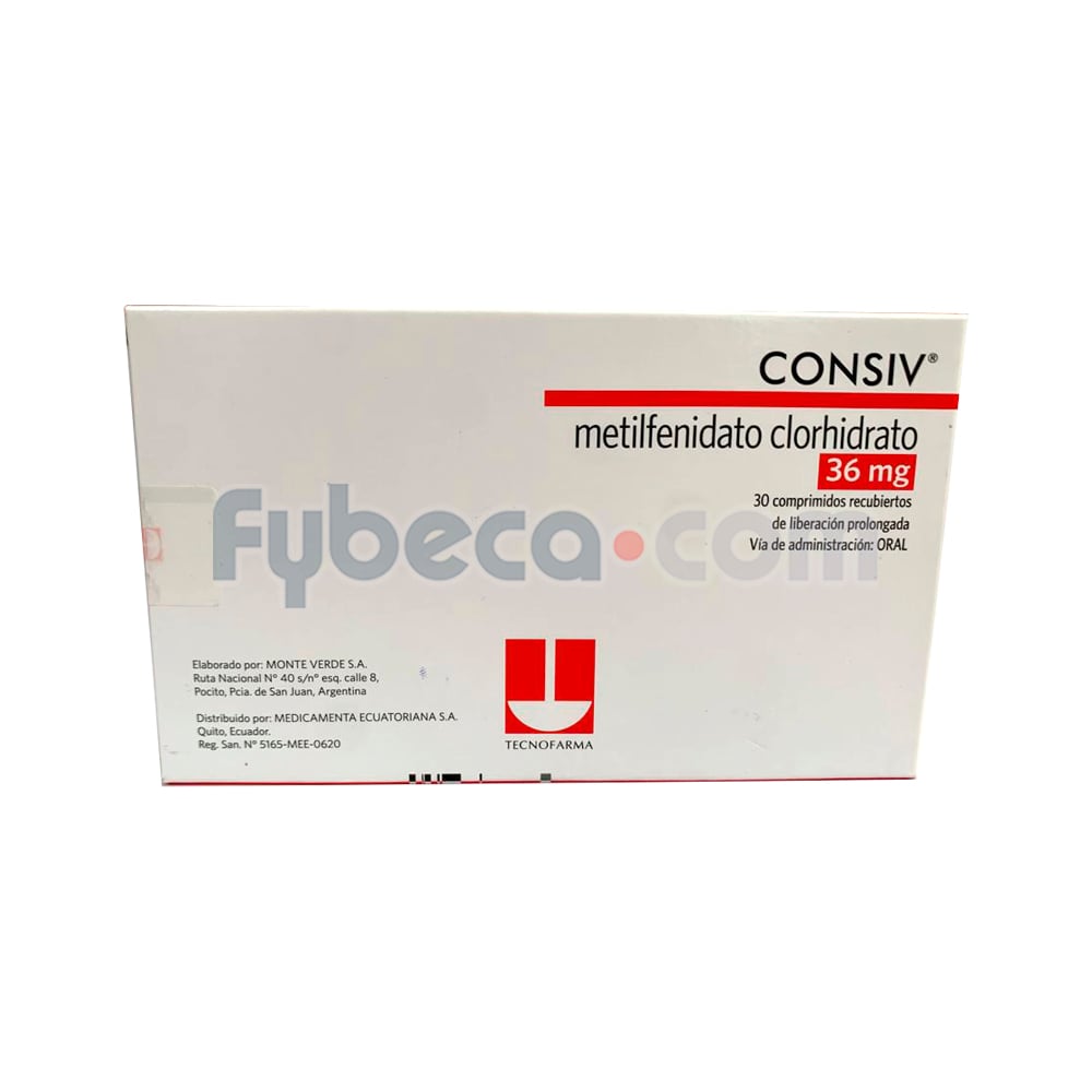Consiv 36 Mg Unidad | Fybeca