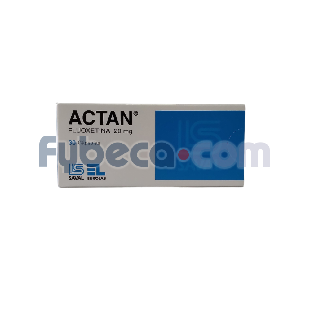 Actan Caps 20 Mg C/30 Suelta | Fybeca