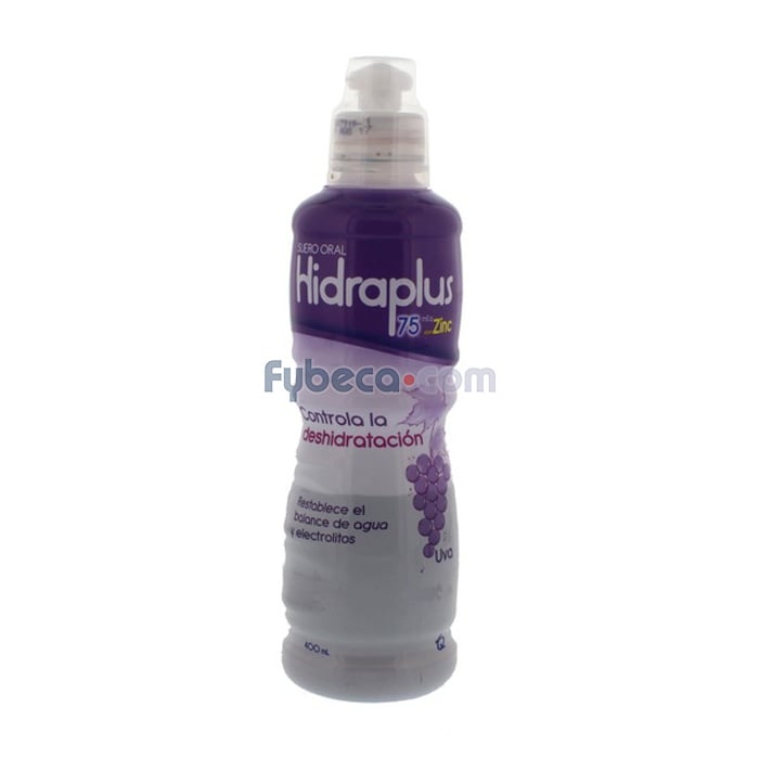 Hidraplus 75mEq + Zinc Uva 400 ml Frasco