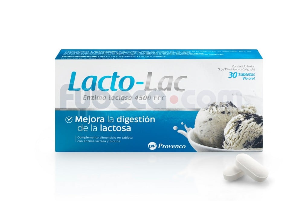 Lactolac Tabletas C/30 Suelta | Fybeca