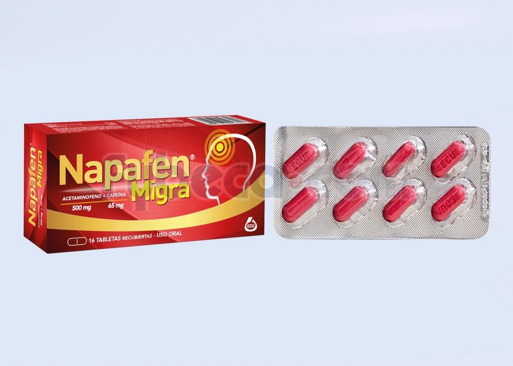 Napafen Migra Tabs 500 Mg C/16 | Fybeca