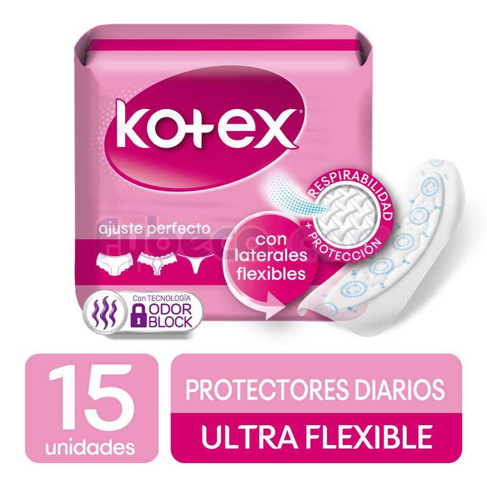 Protectores Kotex Diarios Ultra Delgados Y Flexibles Paquete | Fybeca