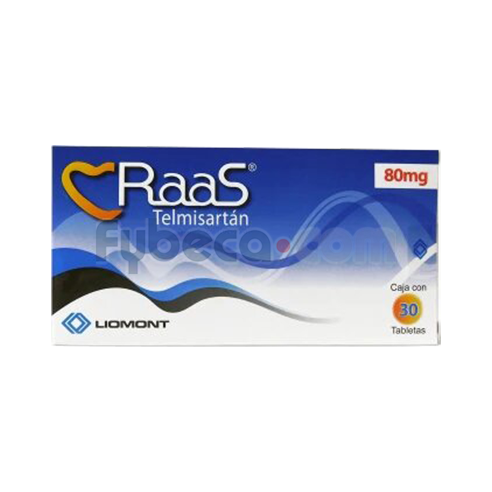 Raas Tabs 80 Mg C/30 Suelta | Fybeca