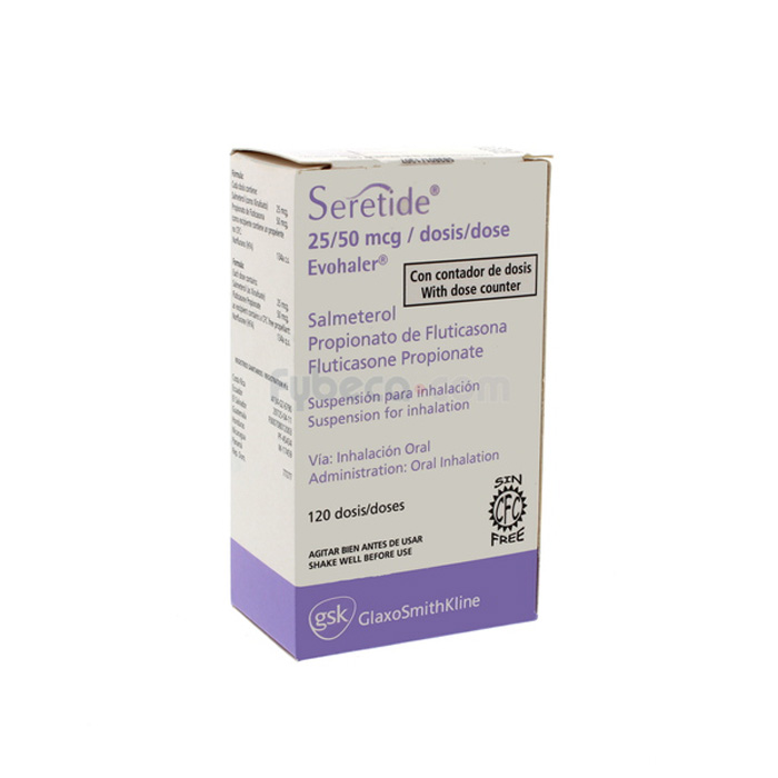 Seretide Inhalador 50 Mcg F/120 Dosis | Fybeca