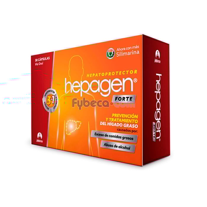 Hepagen Forte Capsulas C/30 Suelta | Fybeca