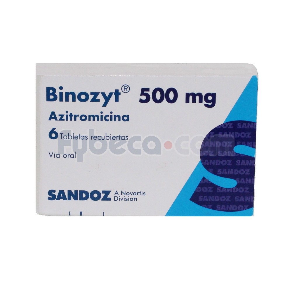 Binozyt Tabletas 500 Mg C/6 Suelta | Fybeca