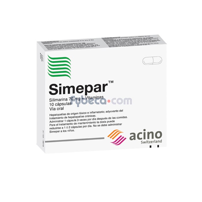 Simepar Caja X 10 | Fybeca